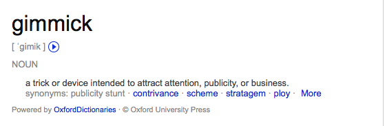 Monday Morning Motivation: A Gimmick Sure To Bring Success!